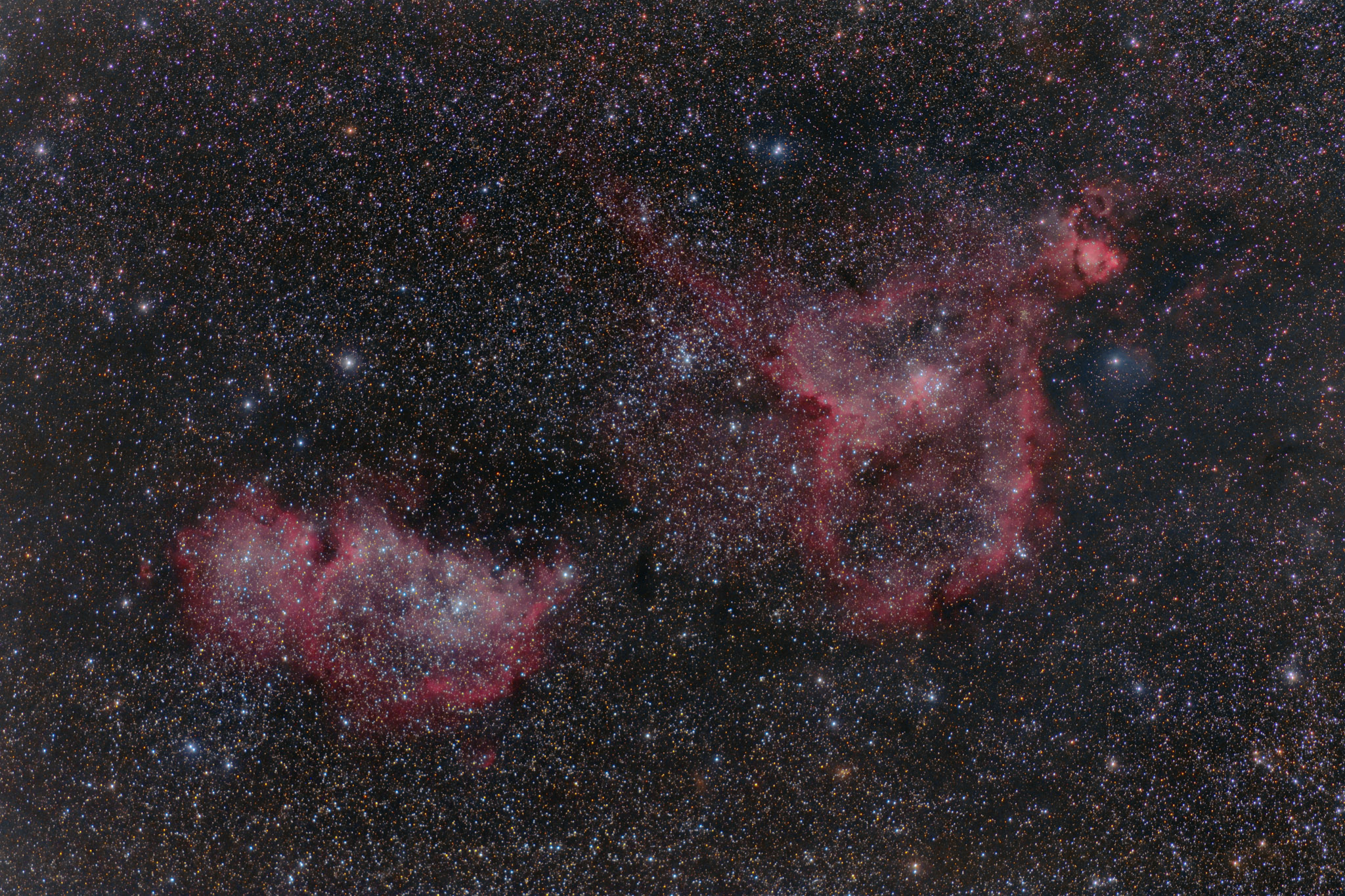 Astronomers Do It In The Dark - The Heart and Soul Nebulae - Emission ...