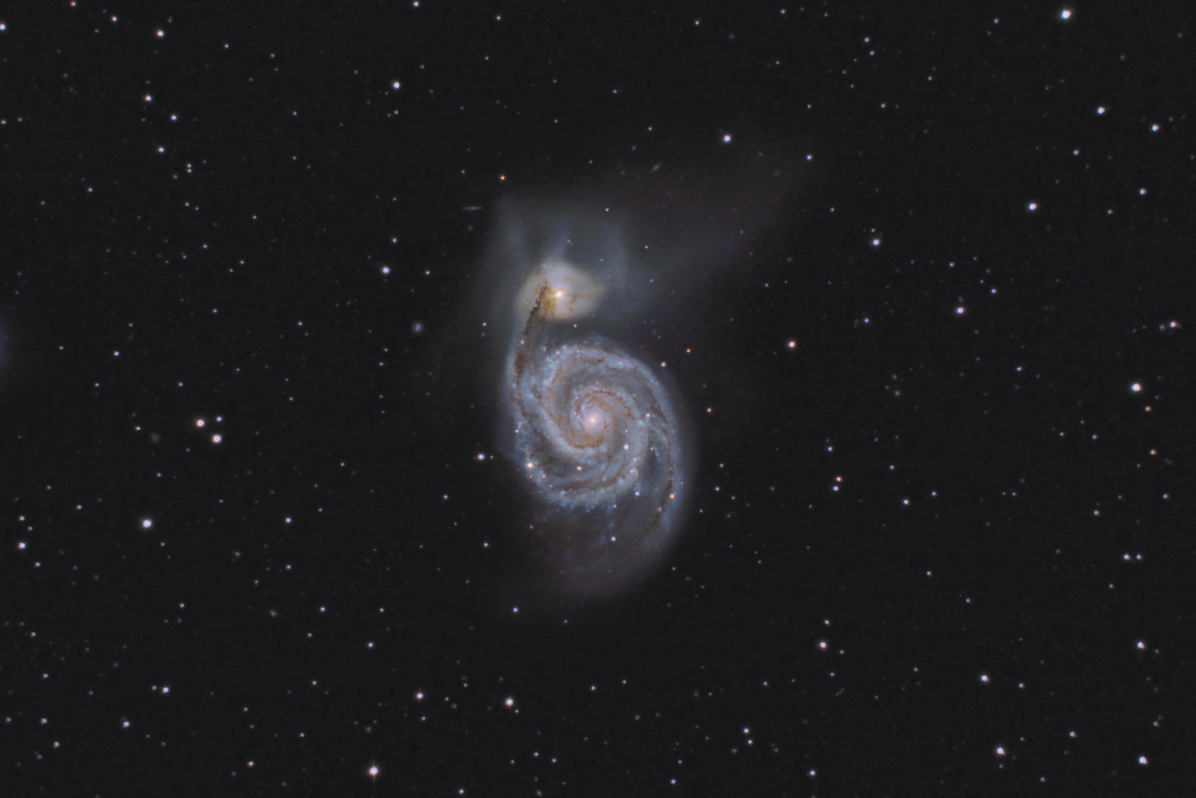 M51 - the Whirlpool Galaxy (yet another reprocess) - DSLR, Mirrorless ...