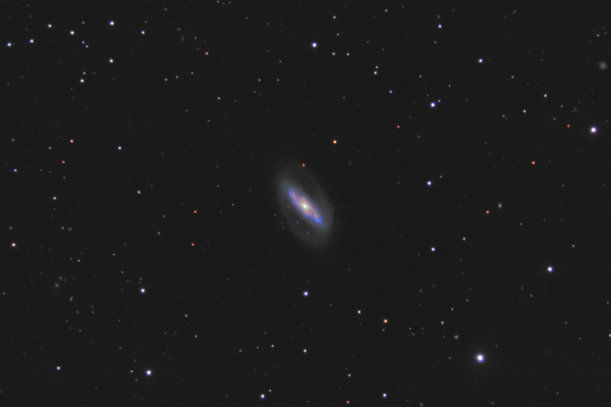 Astronomers Do It In The Dark - NGC 5377 - A Barred Spiral Galaxy in ...