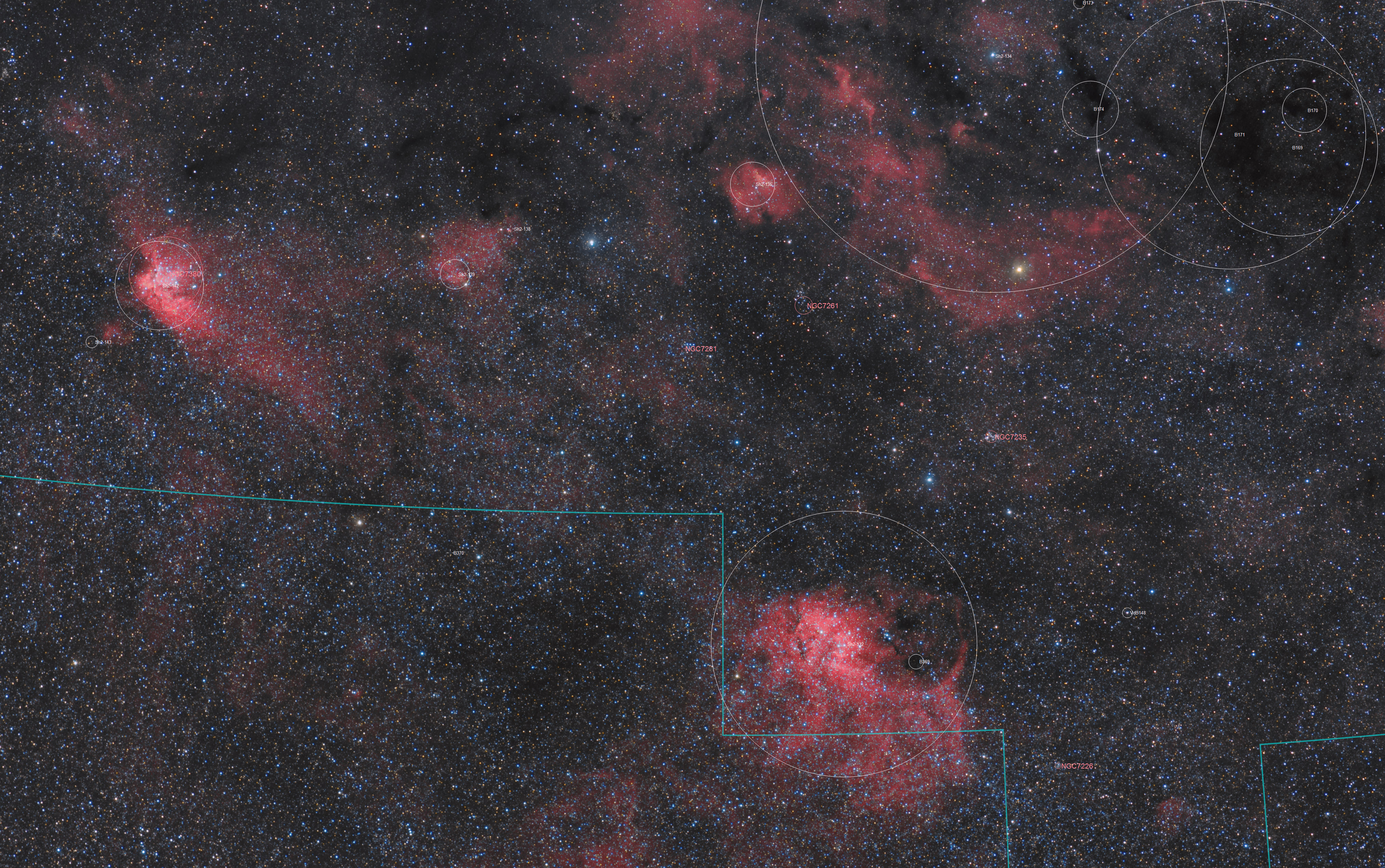 Astronomers Do It In The Dark - A Wizard and Lion in HaRGB - Nebulaes ...